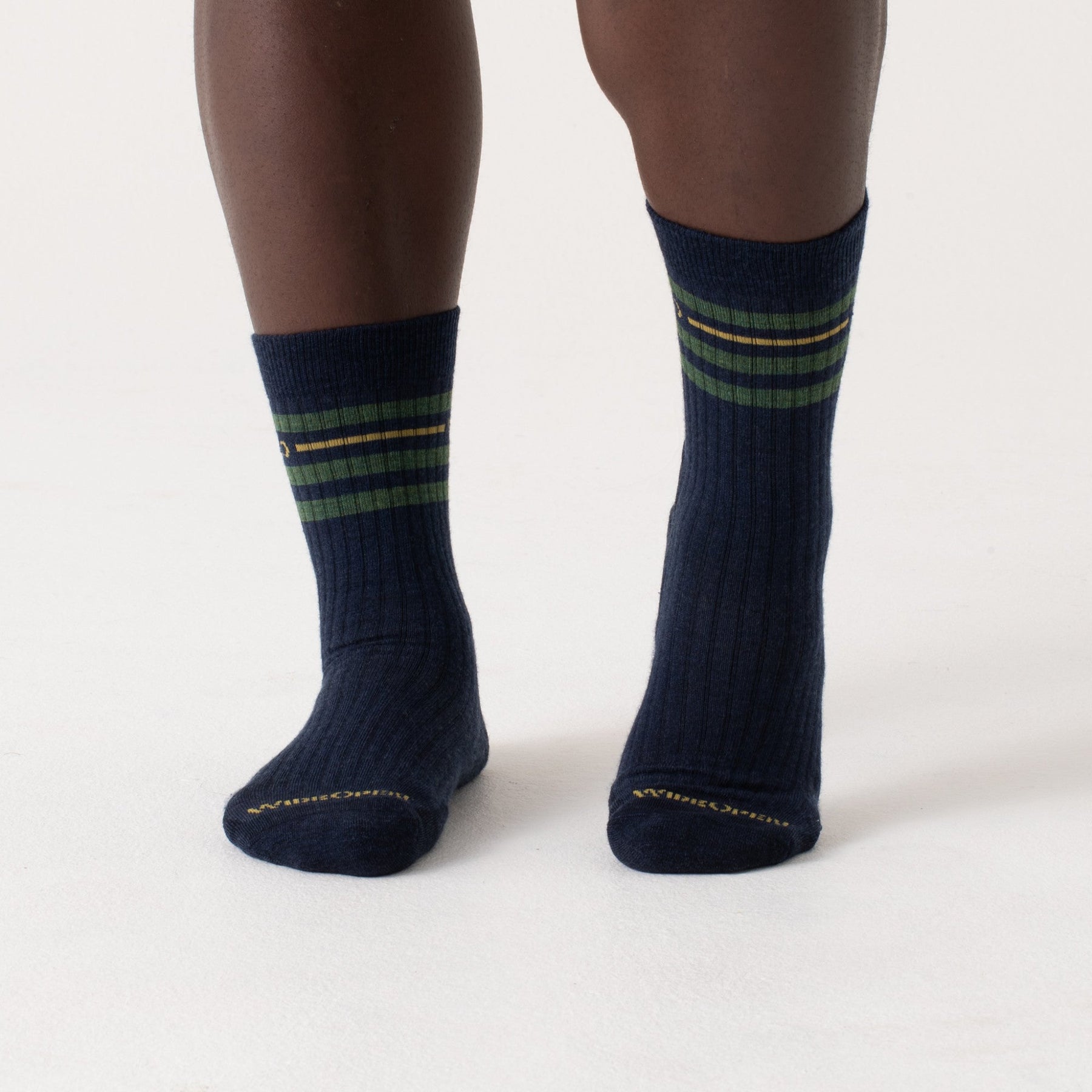 Men's Vintage Striped Cushioned Crew Socks 3-Pack – Wide Open