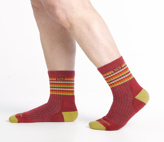 Multi Striped Micro Crew Sock 4-Pack - Women's – Wide Open